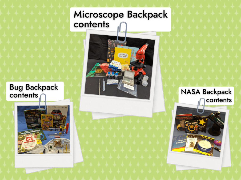 Explorers Backpacks – Expanded! | Evanston Public Library